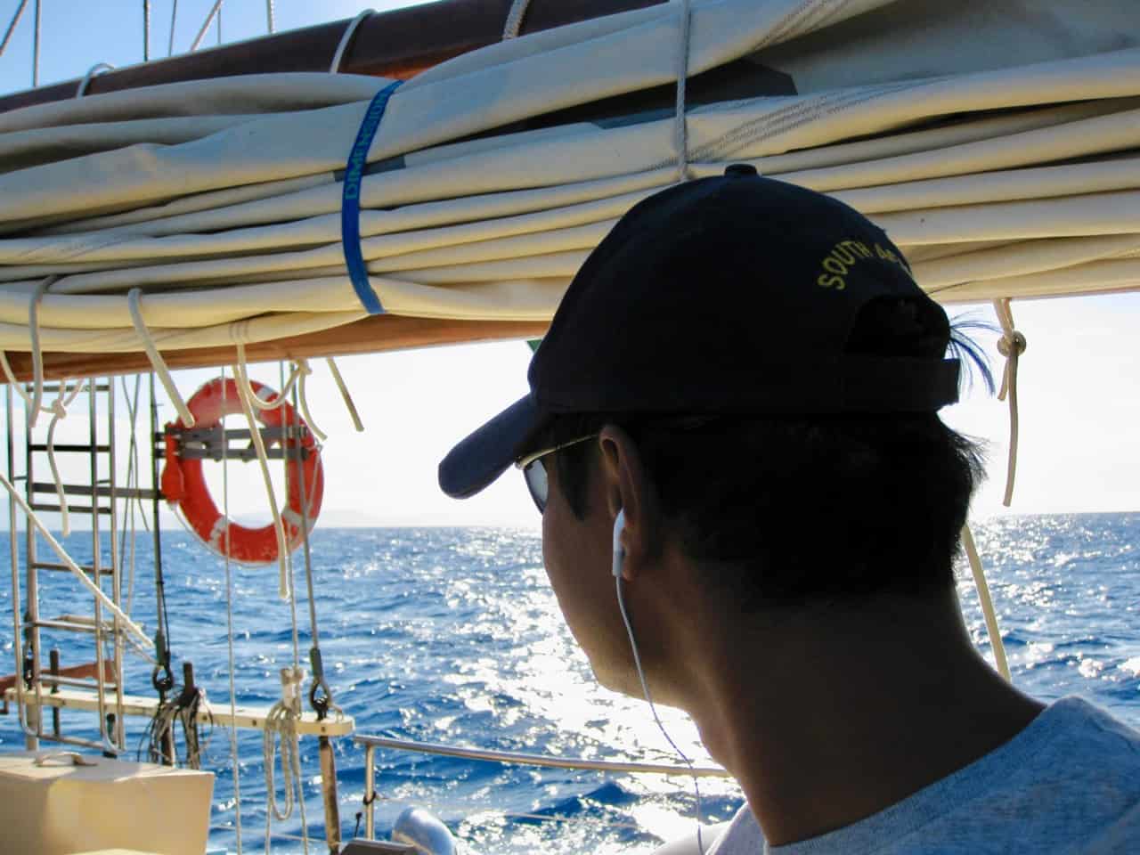 Sailing trip around the Whitsunday Islands in Australia