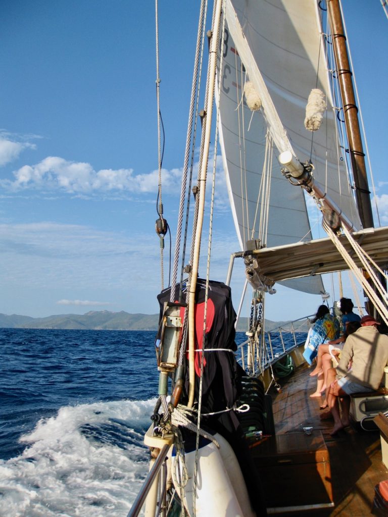 Sailing trip around the Whitsunday Islands in Australia