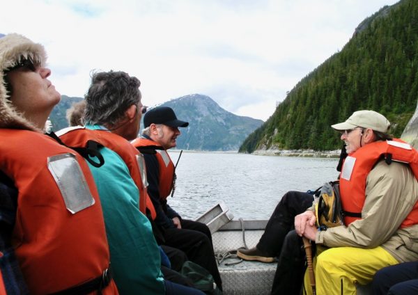 Hike to the Baird Glacier in southeast Alaska