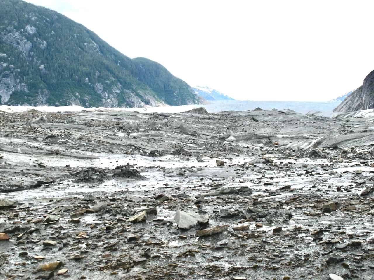 Hike to the Baird Glacier in southeast Alaska