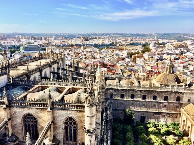 The historic architecture of Sevilla