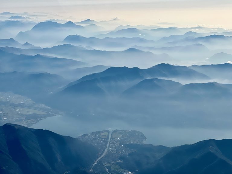 Incredible plane window views from around the world
