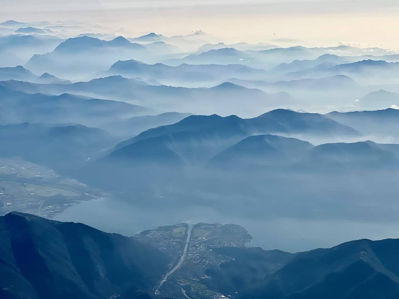Incredible plane window views from around the world