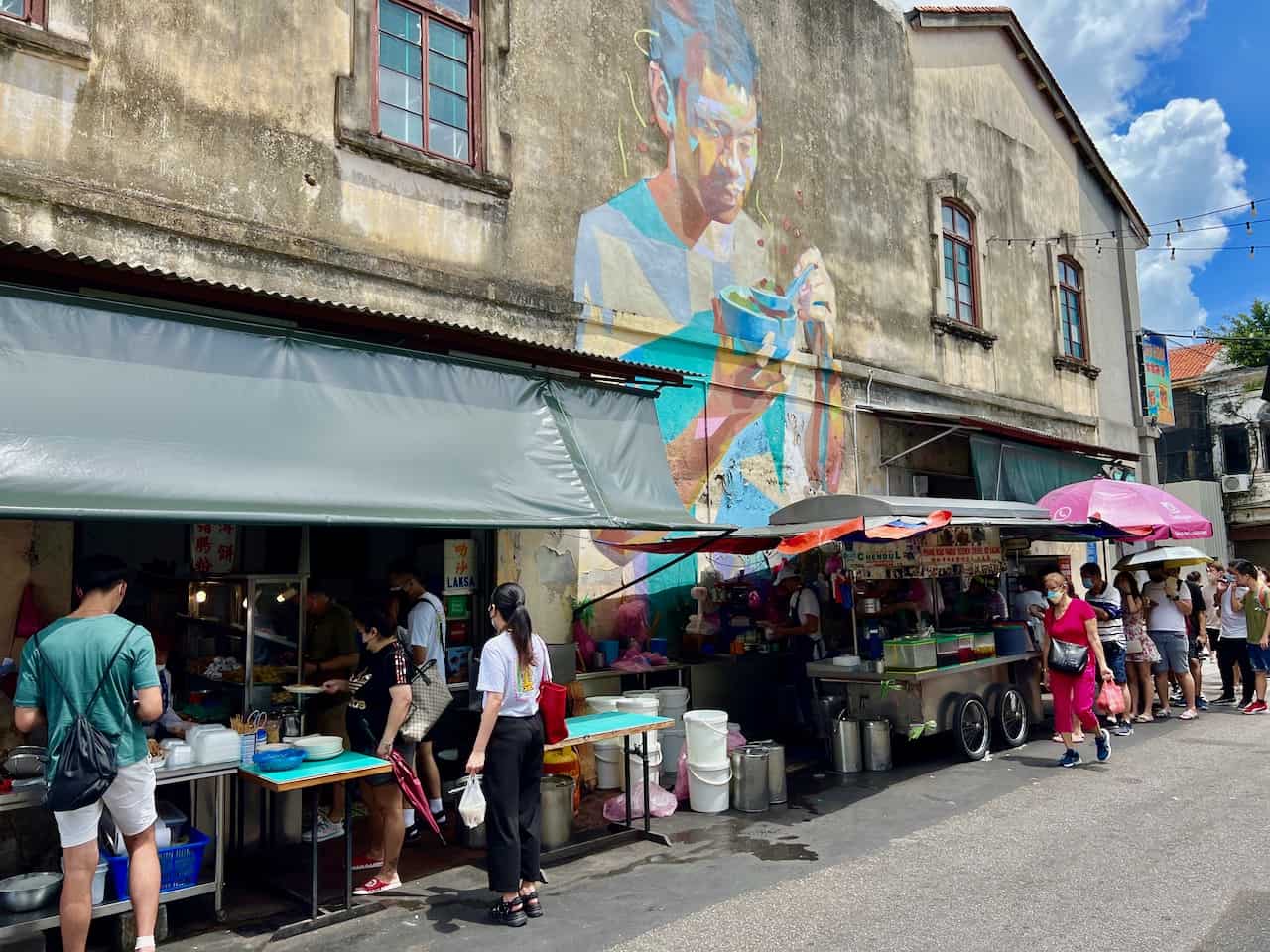 Nostalgic street art in George Town | Velvet Escape