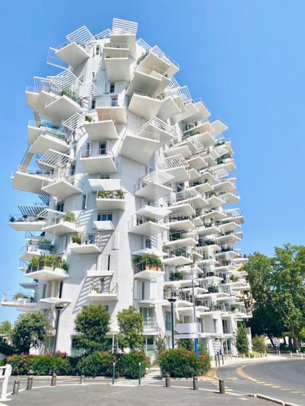 Aerial view of Montpellier from a plane window | Velvet Escape